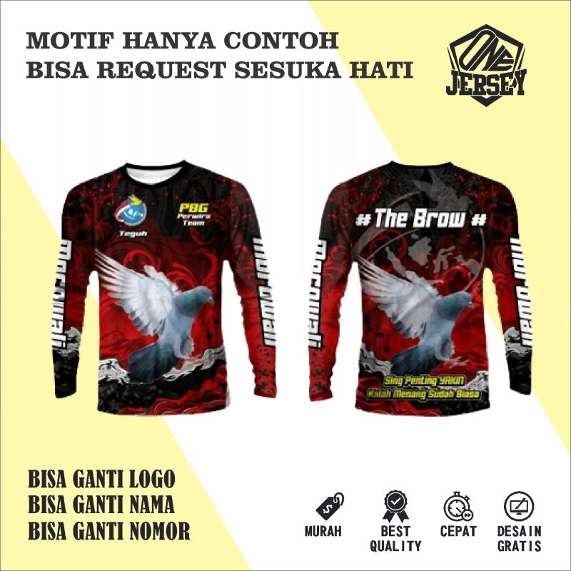 Jual JERSEY MERPATI FULL PRINTING | Shopee Indonesia