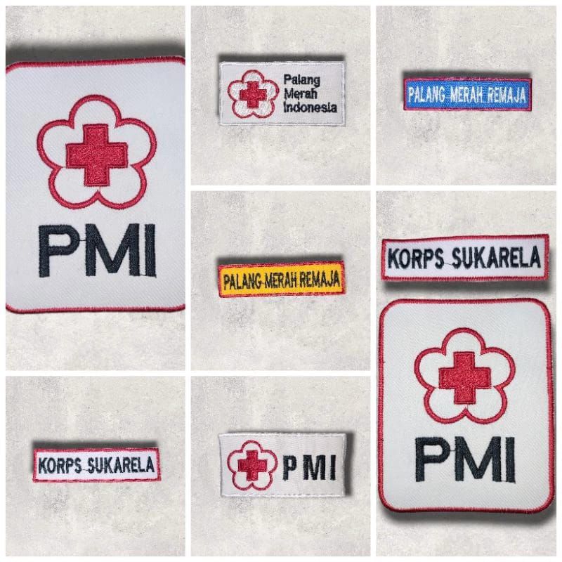 Jual Badge PMI PMR lengkap atribut PMI | Shopee Indonesia