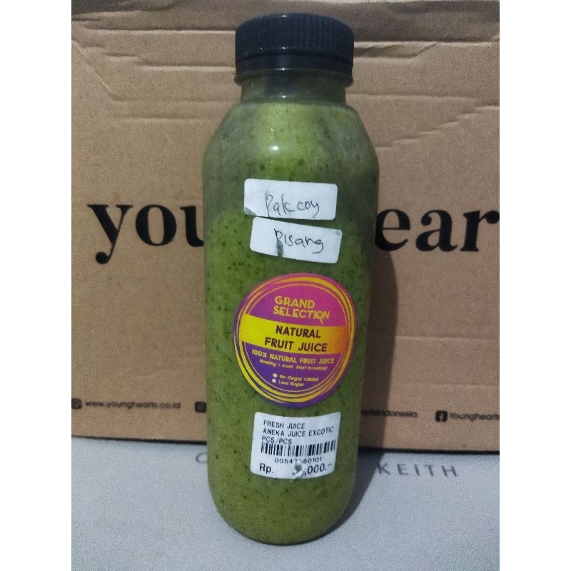 Jual JUS PAKCOY PISANG ORGANIK 500ML (no sugar) | Shopee Indonesia