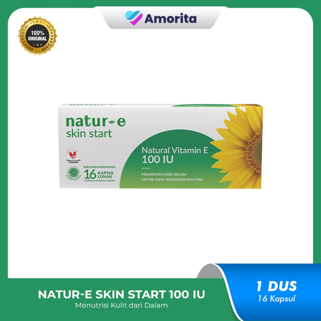 Jual Natur-E Skin Start Natural Vitamin E 100 IU Isi 16 Kapsul ...