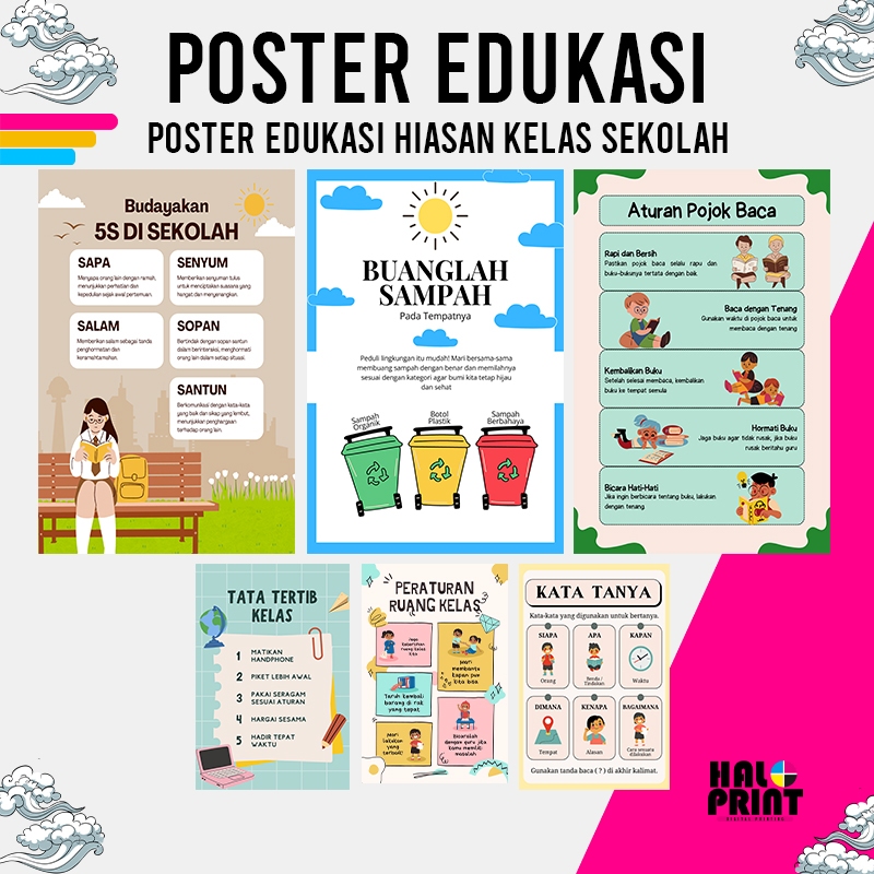 Jual POSTER KELAS - ATURAN KELAS | Shopee Indonesia