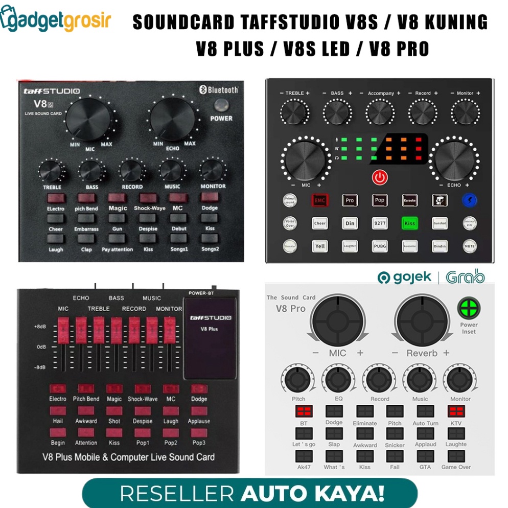 Jual Soundcard Mixer V8S V8 V8 Plus V8S LED Sound Card V8s Audio USB ...