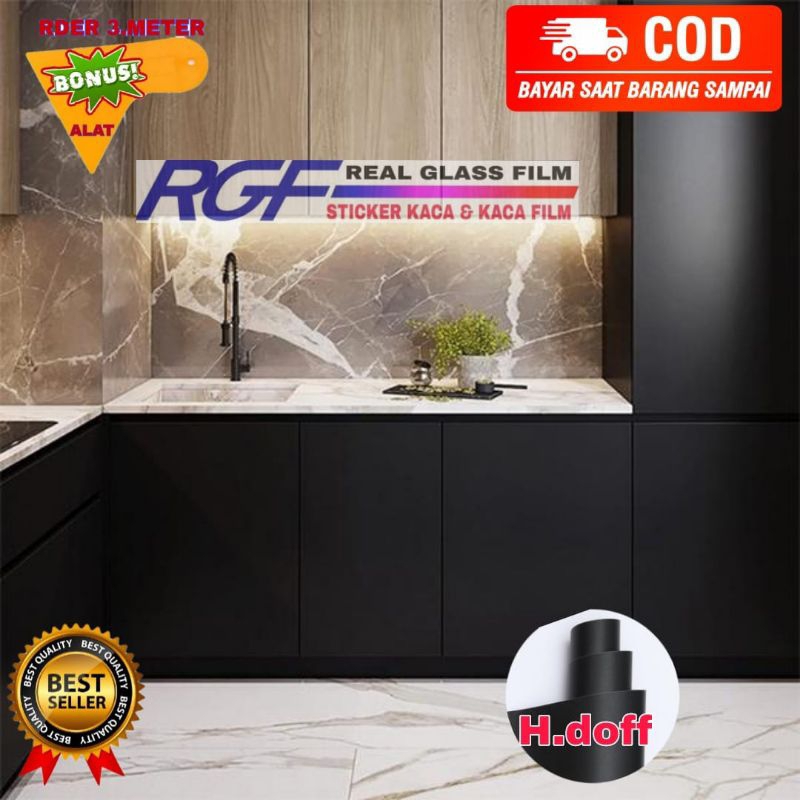 Jual STIKER DINDING DAPUR HITAM POLOS ANTI AIR TAHAN PANAS BAGUS RAPI ...