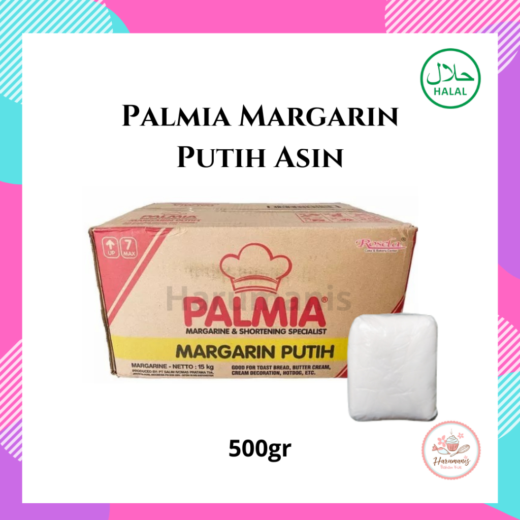 Jual Palmia Margarin Putih Asin Repack 500gr | Shopee Indonesia