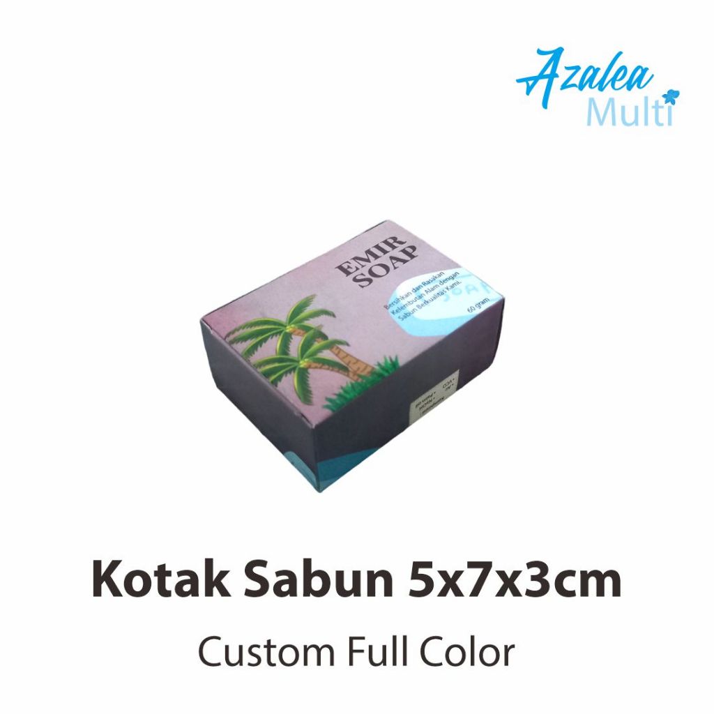 Jual Kotak Sabun Custom 5x7x3cm dus kosmetik box parfum obat kemasan ...