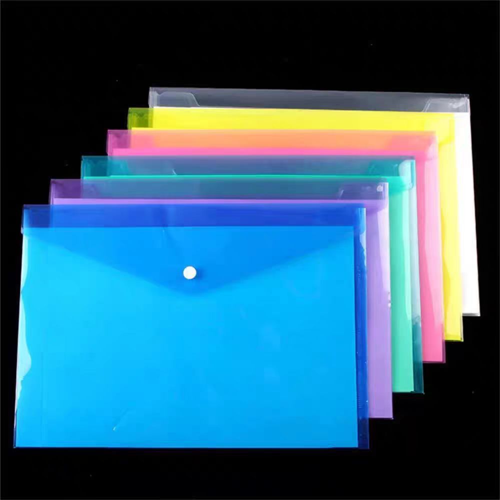 Jual （1PC）A4 Map Mika Kancing Big/Map Dokumen 209 Transparent Plastic ...