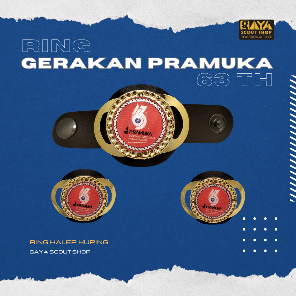 Jual Ring Hasduk Kalep Kuping Gerakan Pramuka 63 Th Termurah | Shopee ...
