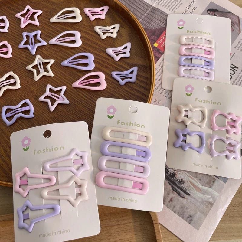 Jual Jepit Rambut Mini 4 Pcs Jepit Tiptop Mini Aksesoris Rambu Anak ...