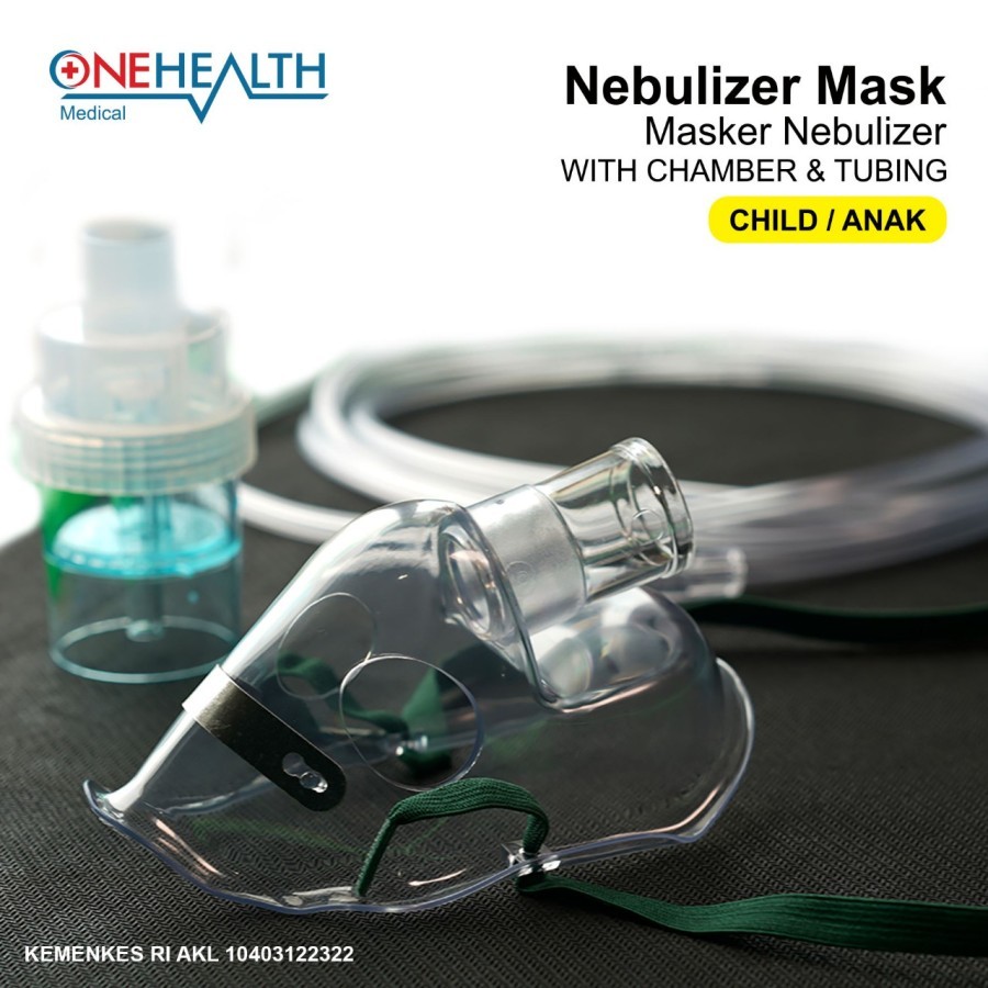 Jual Nebulizer Mask Bayi Anak Dewasa Onehealth - Masker Nebu | Shopee ...