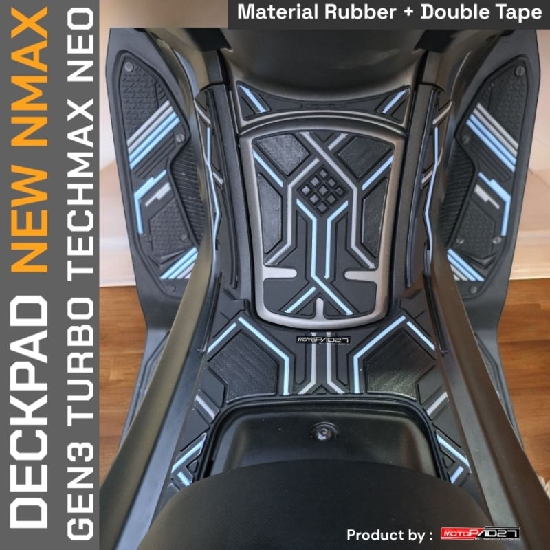 Jual MOTOPAD27 rubber deckpad nmax turbo techmax neo gen3 | Shopee ...