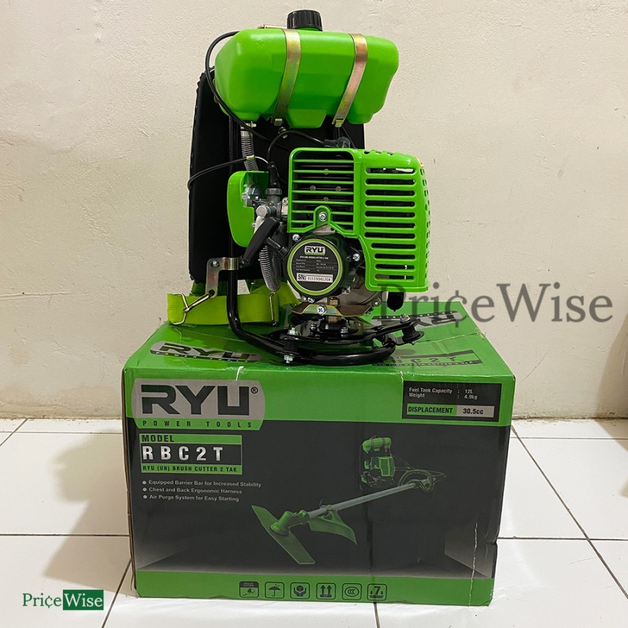 Jual Mesin Potong Rumput 2 tak RBC2T Ryu // Brush Cutter 2 Tak Ryu ...