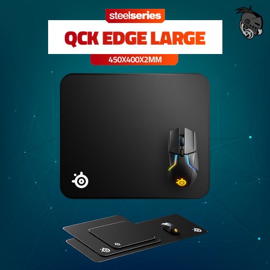 Jual Steelseries QcK Edge Large Cloth Gaming Mousepad | Shopee Indonesia
