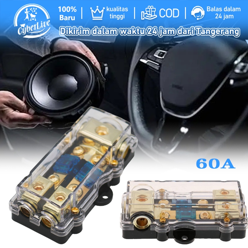 Jual Tempat Sekring Mobil Box Sekring Audio Mobil Fuse Box 2 Jalur 60 ...