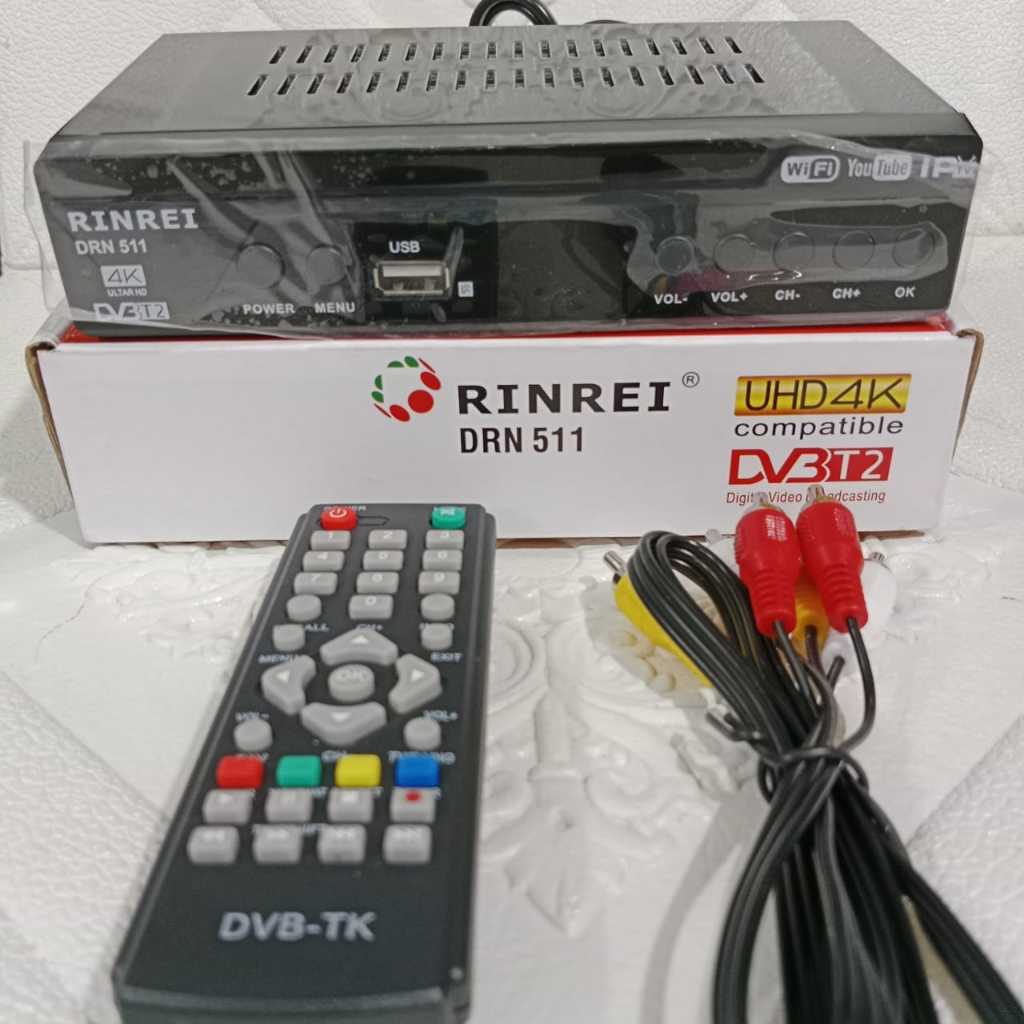 Jual SET TOP BOX TV DIGITAL RINREI 511 | STB RINREI DRN-511 DVBT2 | Shopee Indonesia