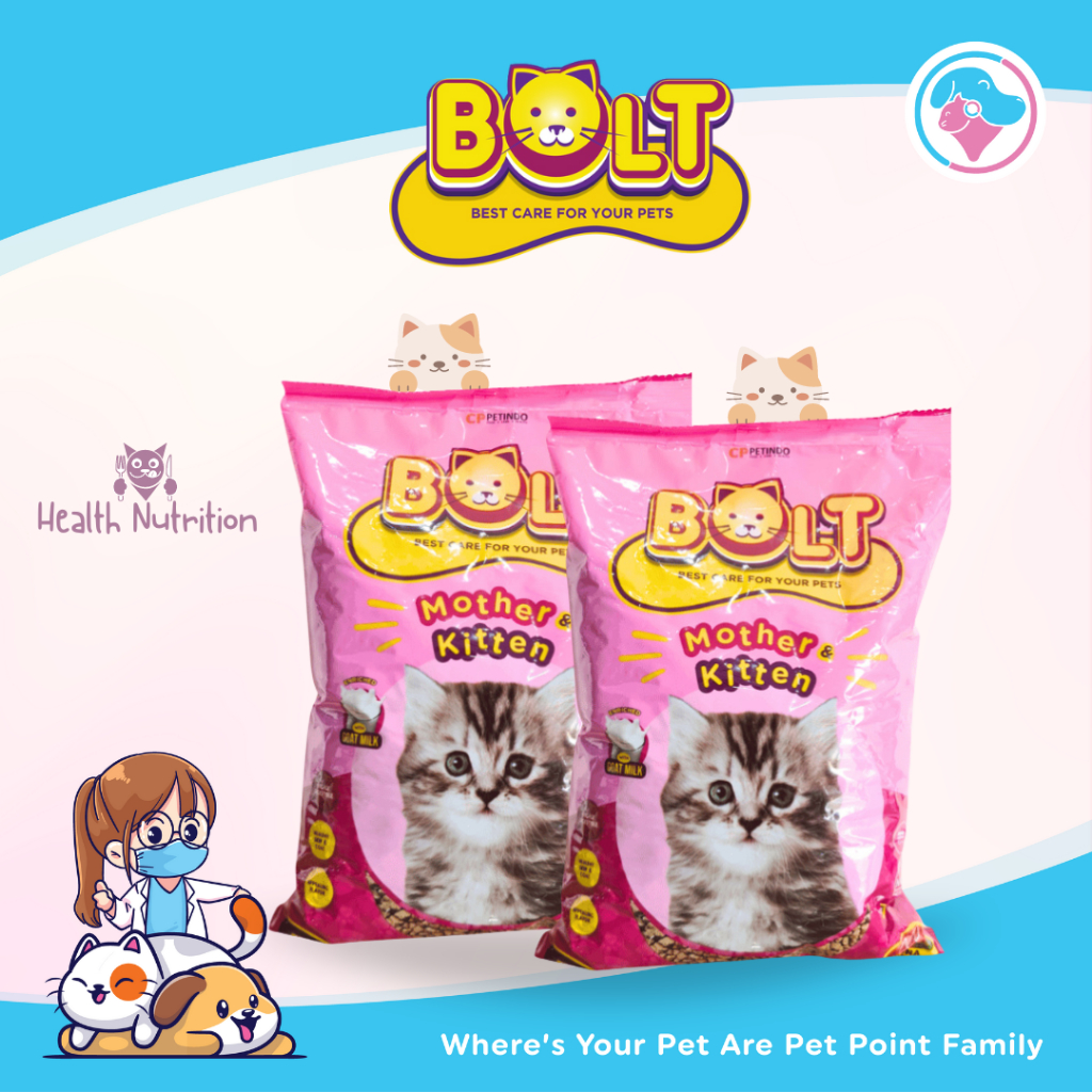 Jual Makanan Kucing BOLT Mother And kitten 500gr - Pakan Kucing Dry ...