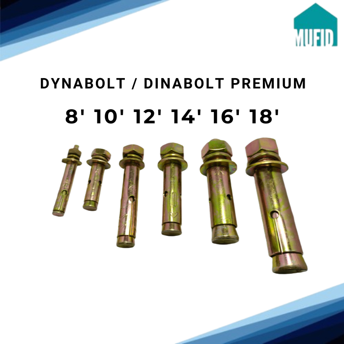 Jual Dinabolt Dynabolt M16 16x80 s/d 16x150 Expander | Shopee Indonesia