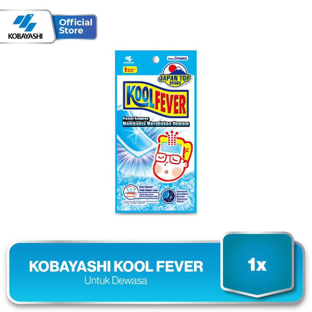 Jual Koolfever Adult [1 pcs] - Plester Kompres Demam Dewasa Penurun Panas | Shopee Indonesia
