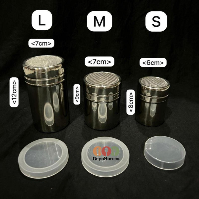 Jual Botol Tempat Bubuk Coklat / Botol Bottle Salt Pepper Garam Lada ...