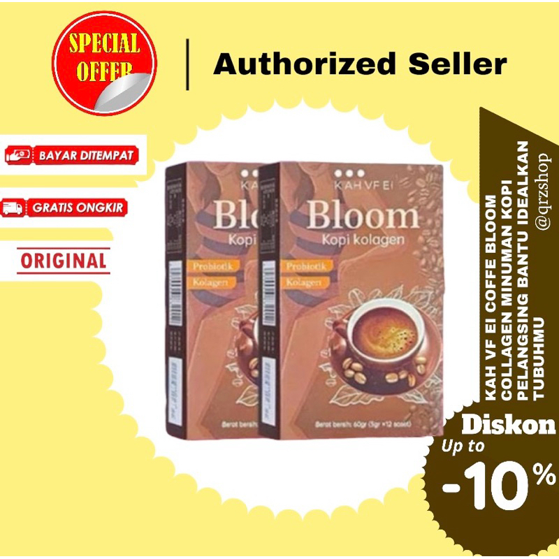 Jual Bloom Coffe Collagen 1 Box Isi 12 Sachet Minuman Kopi Pelangsing ...