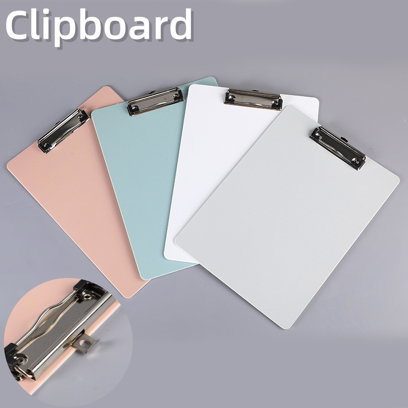Jual Clipboard A4 warna pastel ATK Papan Jalan fleksibel ringan Papan ...