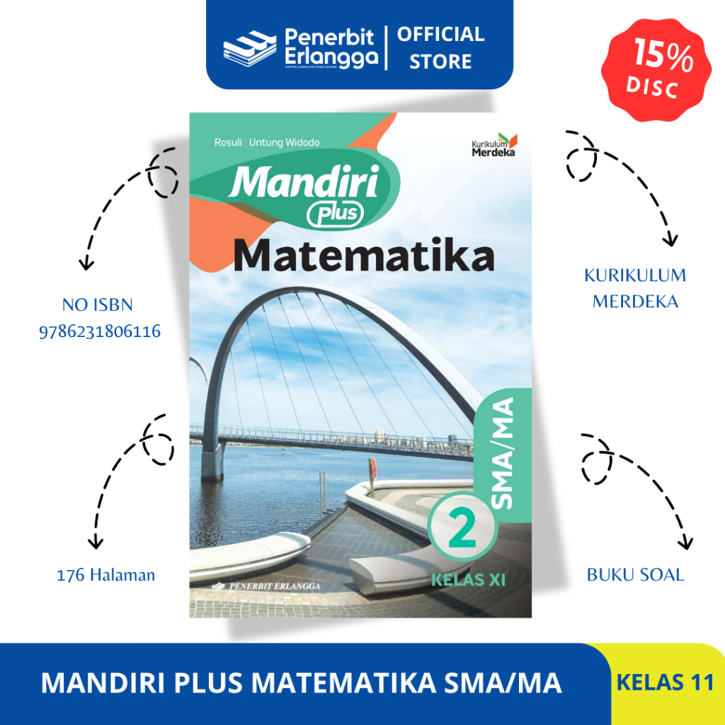 Jual [Erlangga Official] Mandiri Plus Matematika Sma/Ma Kelas 11 - Kurikulum Merdeka | Shopee ...