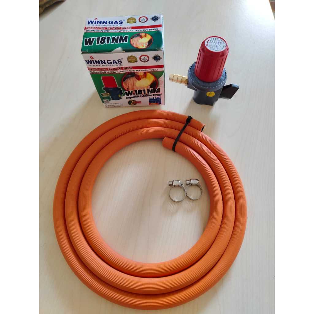 Jual PAKET BUNDLING (SELANG GAS + CLAIM GAS + REGULATOR HIGH PRESSURE ...