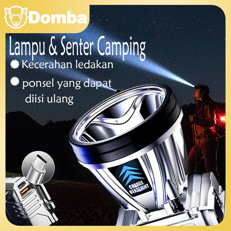 Jual LED Headlamp 300Watt Penerangan terus menerus selama 900 jam senter super terang lampu ...