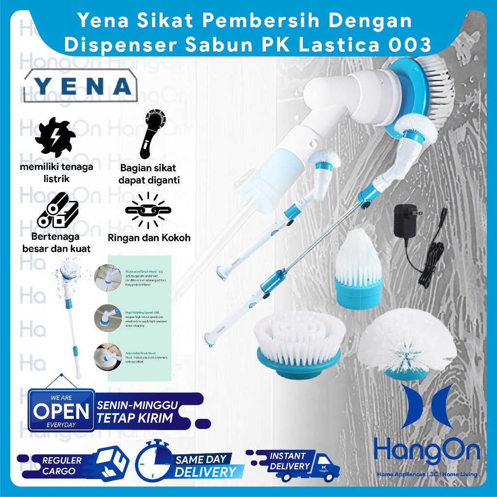 Jual YENA Sikat Pembersih Electric Magic Brush Otomatis | Shopee Indonesia