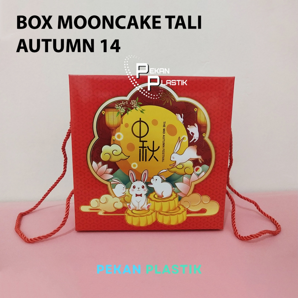 Jual Box Mooncake | Dus Kue Bulan Box Autumn | Kotak Kue Bulan | Shopee Indonesia
