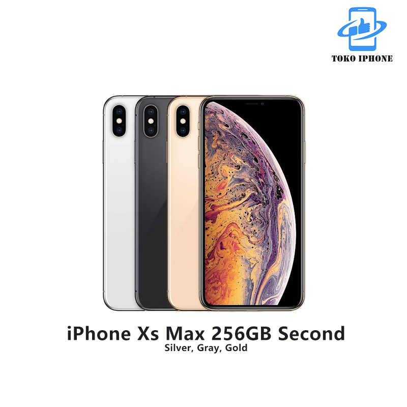 Jual Apple iPhone Xs Max 256GB Second Original Fulset Mulus | Shopee ...