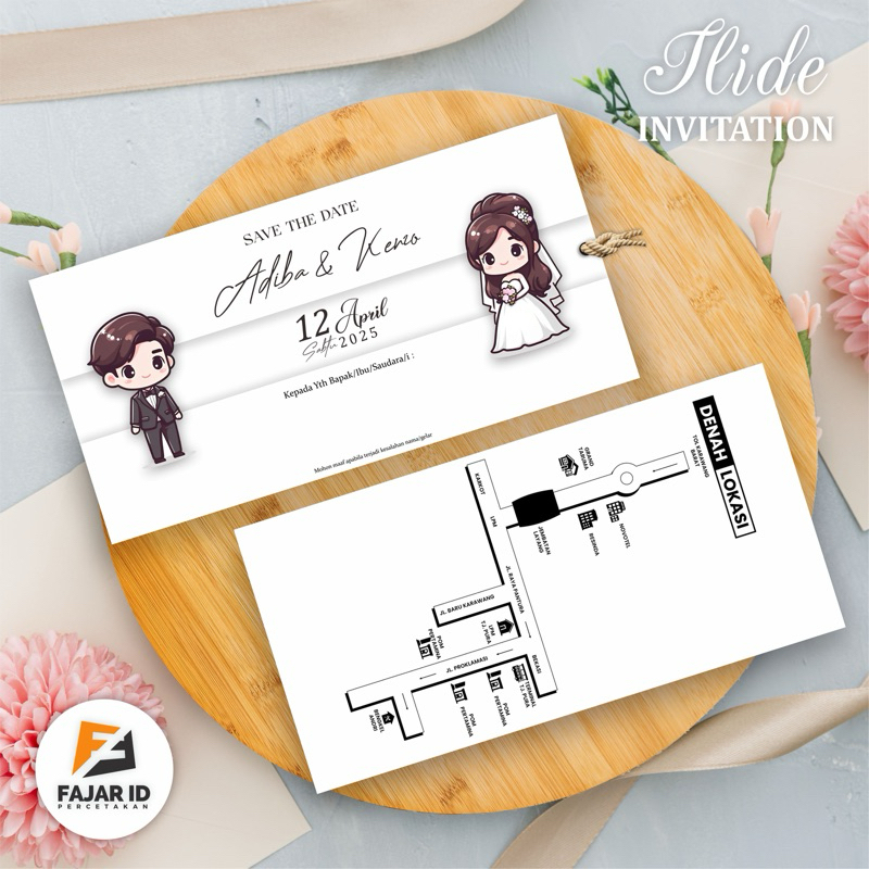 Jual UNDANGAN TARIK PERNIKAHAN LUCU AESTHETIC / UNDANGAN PERNIKAHAN ...