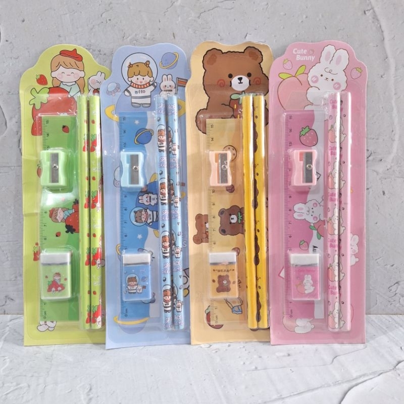 Jual ( 12 Pcs ) Pensil Set Fancy | Shopee Indonesia