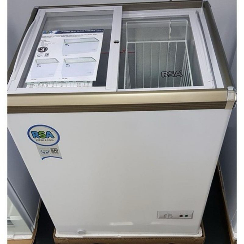 Jual RSA Sliding Chest Freezer 100 Liter XS-110 Garansi Resmi | Shopee ...
