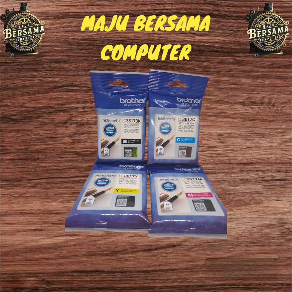 Jual Paket Tinta Brother LC-3617 Black + Colour Original (1set ...