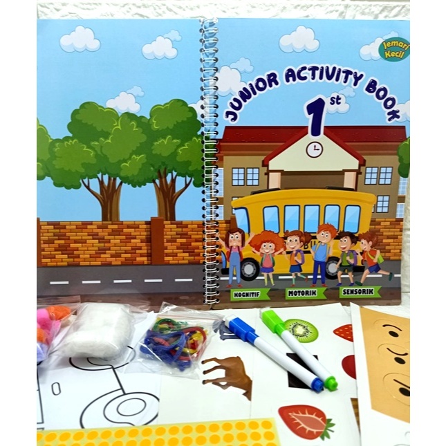 Jual JUNIOR ACTIVITY BOOK / BUKU belajar menulis wipe and clean ...
