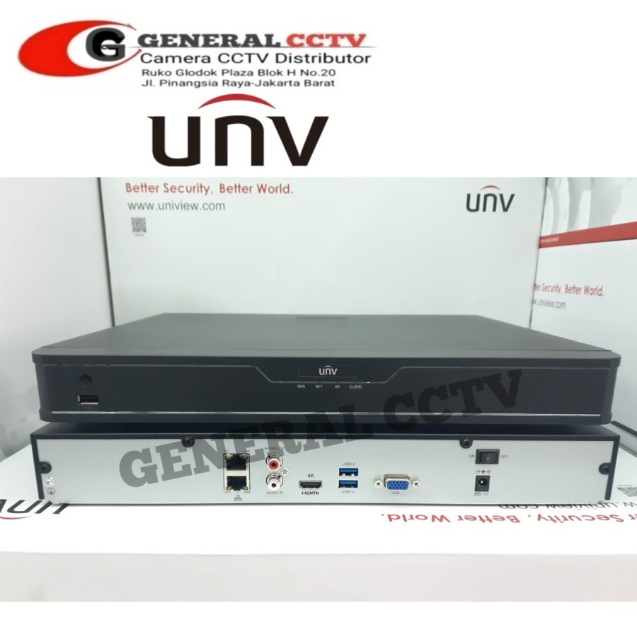 Jual UNV NVR302-32B-IQ Series Network Video Recorder 32CH 12MP H.265 ...