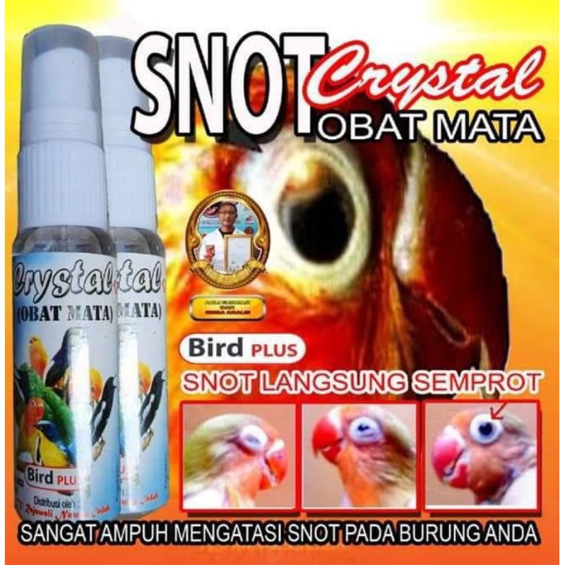 Jual CRYSTAL SNOT Obat Burung Kenari Murai Batu Lovebird Snot | Shopee ...