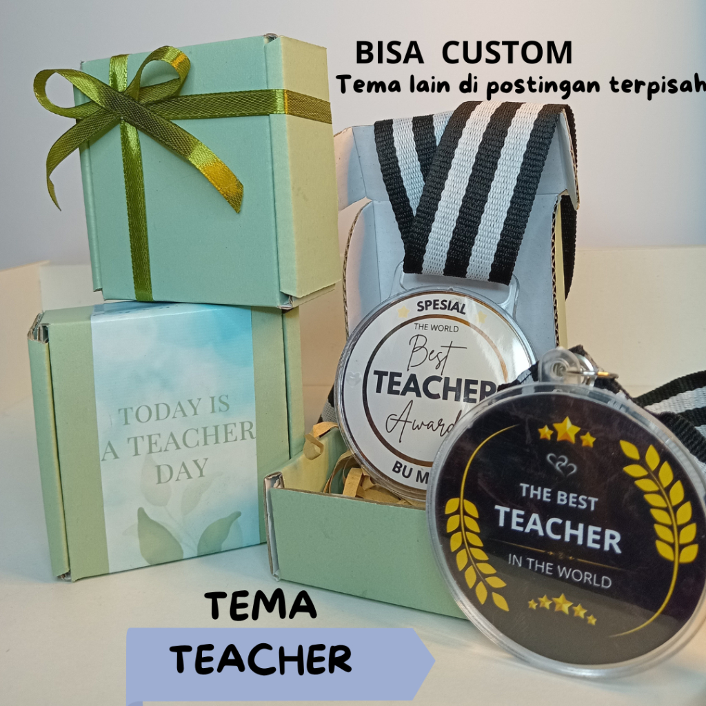 Jual ,Medali Custom - Mendali Akrilik Hari Guru - Kado Ulang Tahun ...