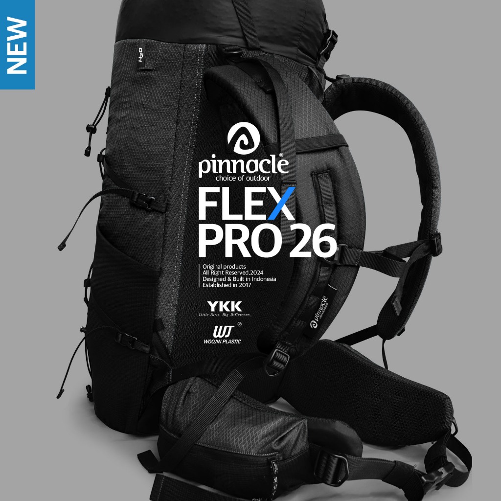 Jual Pinnacle Pro Official Flex Pro 26L Backpack Diamond Gridstop ...