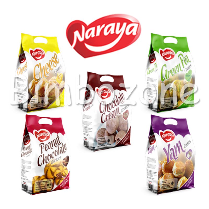 Jual Bimbozone - NARAYA COOKIES Choco Cream Cheese Yam Green Peas ...