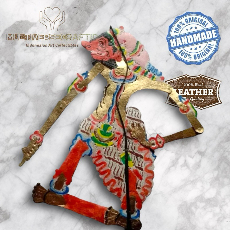 Jual Miniatur Wayang Kulit Asli 30cm Sengkuni Bahan Kulit Sapi Ukuran ...