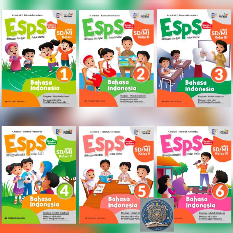 Jual BUKU ESPS BAHASA INDONESIA SD/MI KELAS 1 2 3 4 5 6 KURIKULUM MERDEKA ERLANGGA | Shopee ...