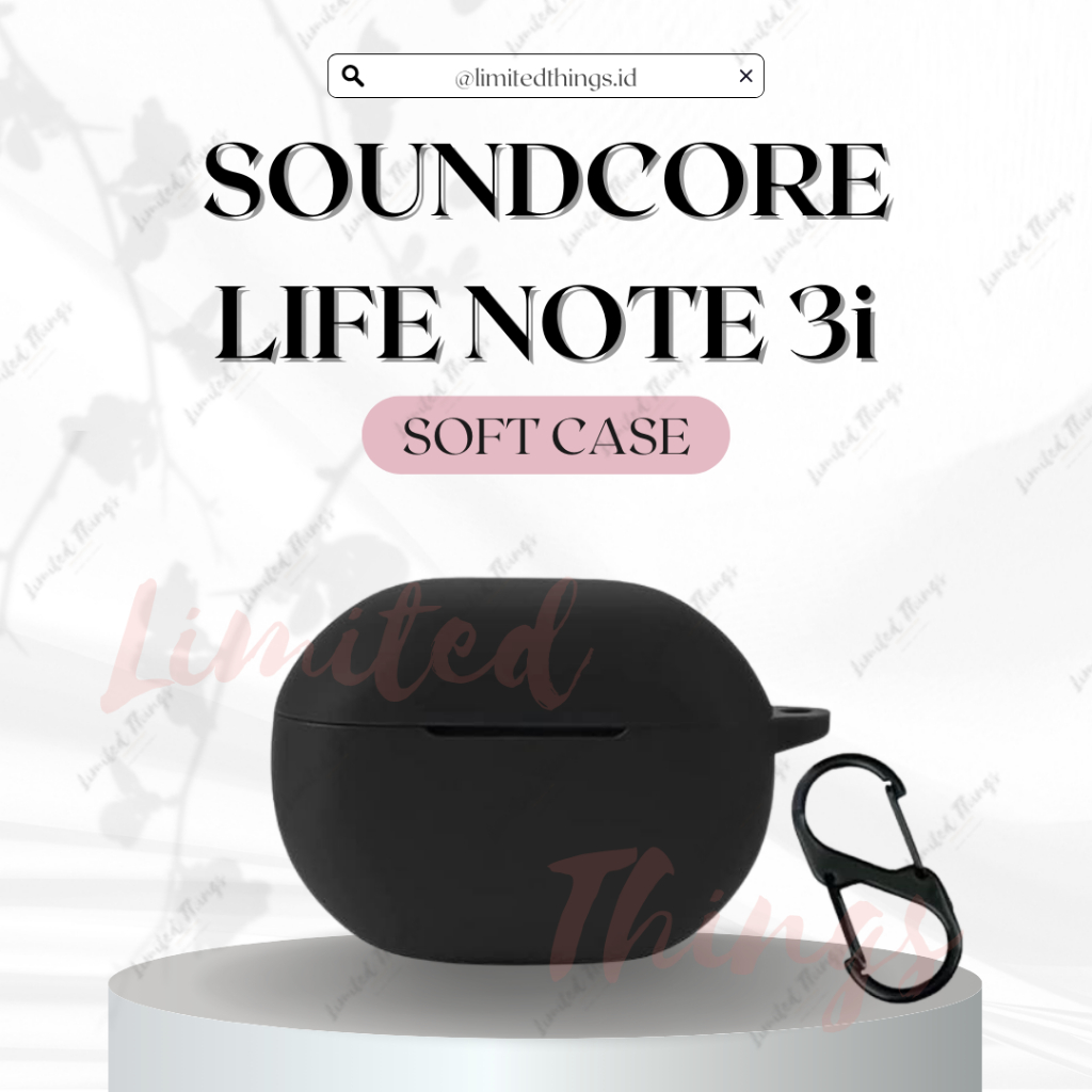 Jual PREMIUM SOFT CASE Soundcore Life Note 3i Polos Plain Simple Warna ...