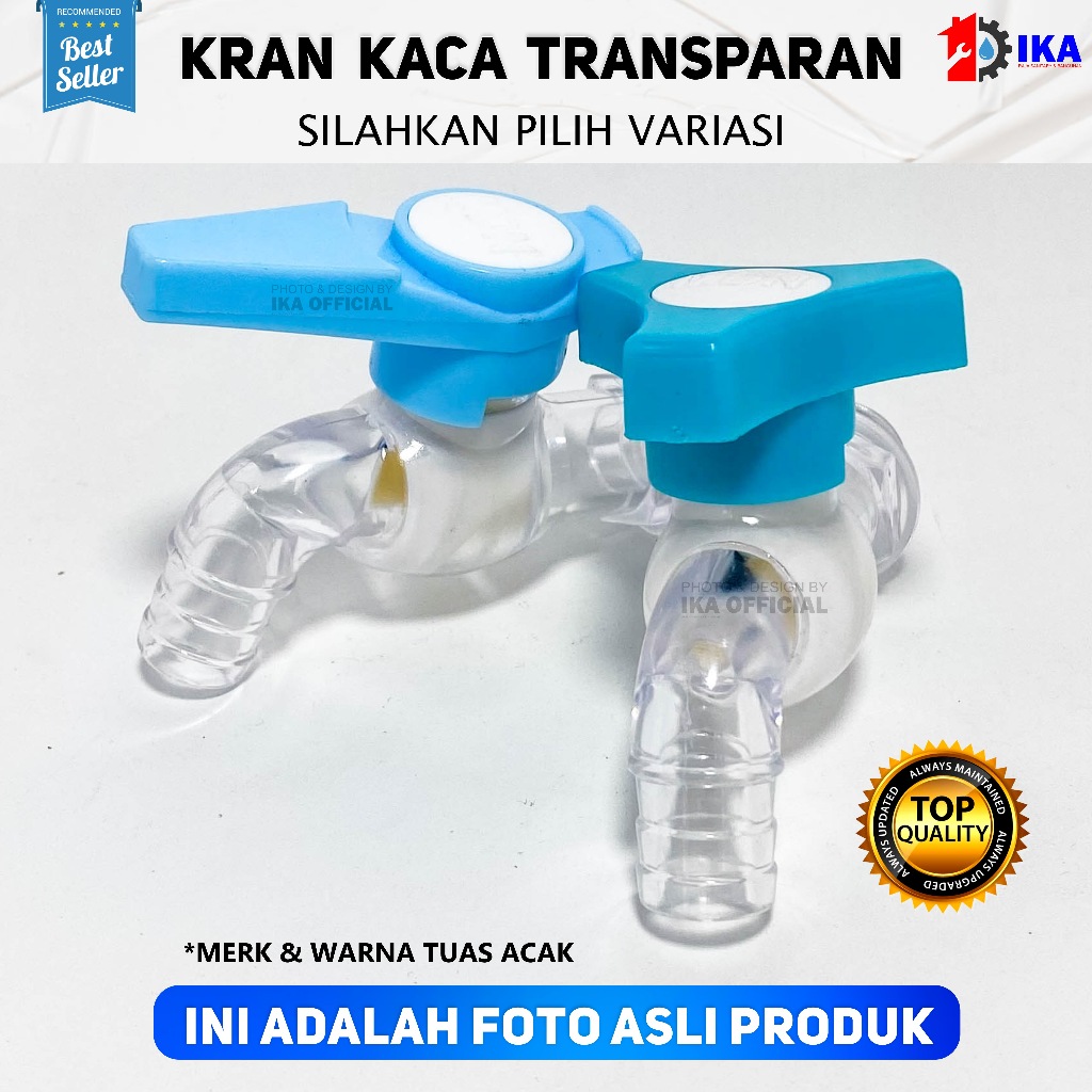 Jual Kran PVC SKL 1/2" Inch Putar Kiri Kanan / Keran Air Tembok / Stop ...