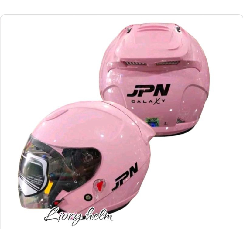 Jual HELM JPN ORIGINAL 100% ASLI HELM MOTOR HALF FACE STANDAR GALAXY ...