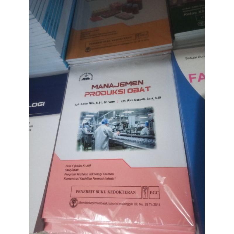 Jual Manajemen Produksi Obat Fase F (Kelas XI & XII) | Shopee Indonesia Jual Manajemen Produksi Obat Fase F (Kelas XI & XII) | Shopee Indonesia