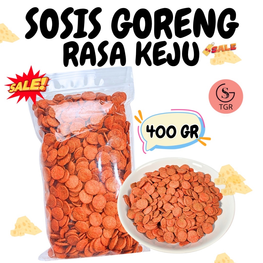 Jual NEW VARIAN SOSIS GORENG RASA KEJU CEMILAN - 400GR | Shopee Indonesia