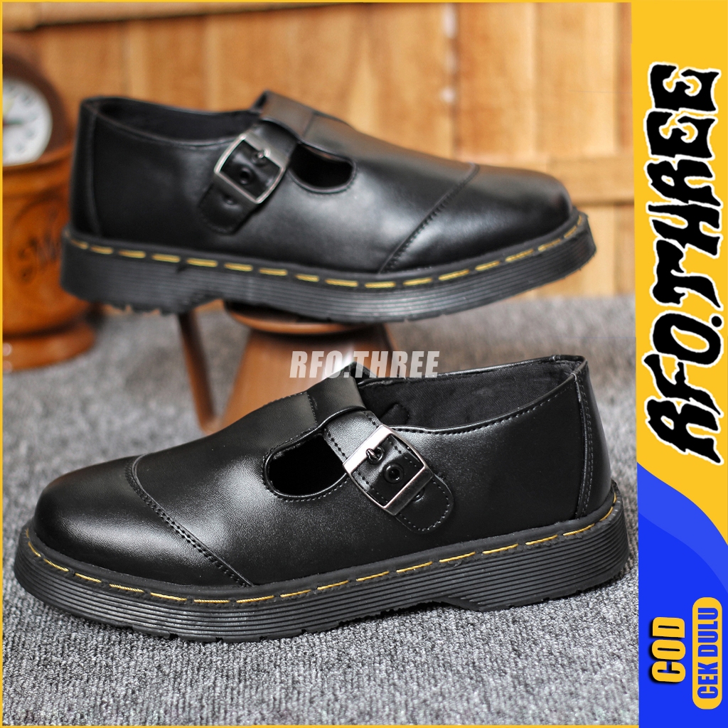 Jual RFOTHREE Sepatu Pantofel Formal Casual Docmart Low Kerja Kantor ...