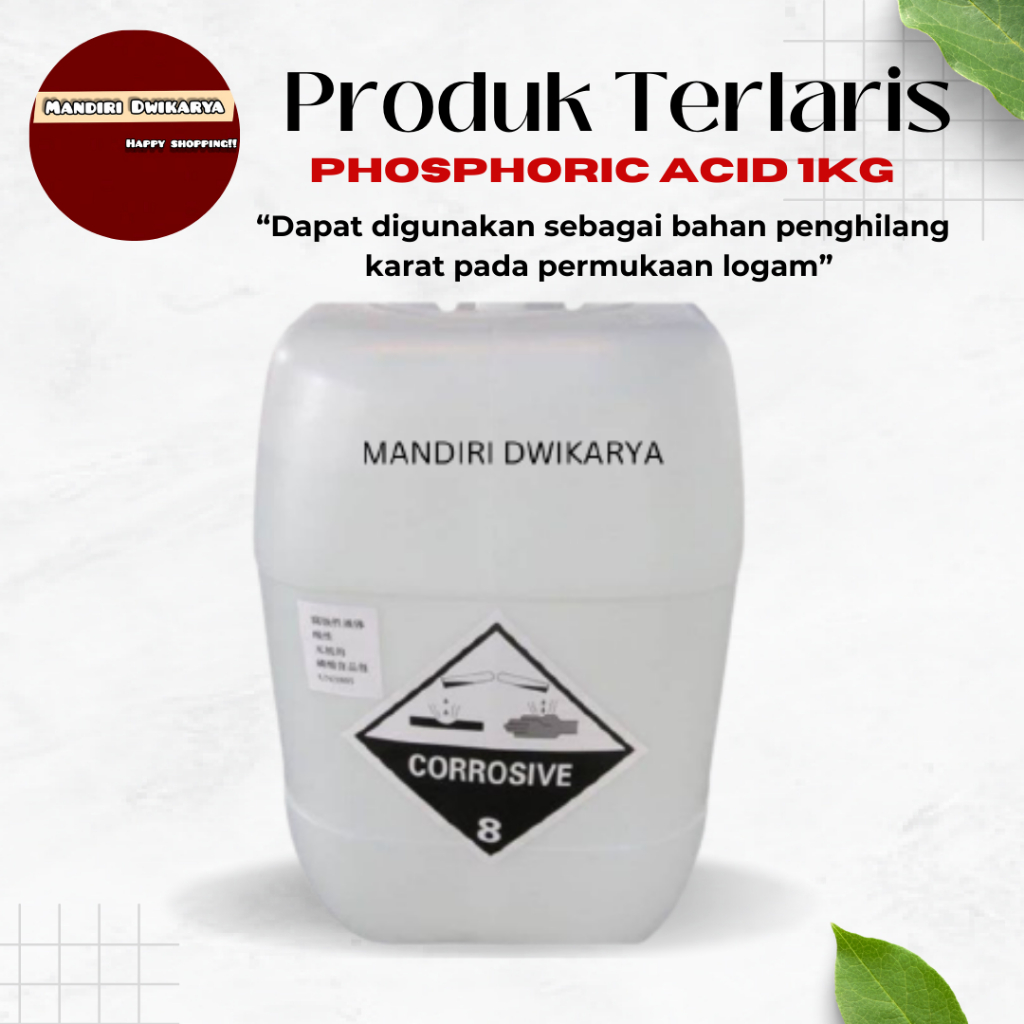 Jual Asam Fosfat / H3PO4 / Phosphoric Acid 85% 1kg | Shopee Indonesia