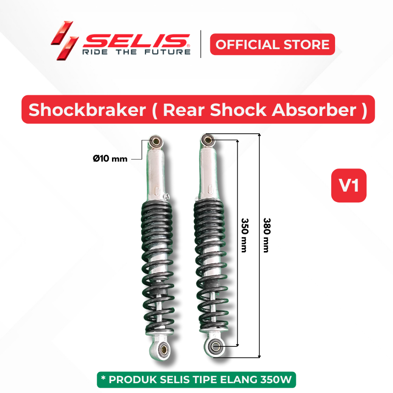 Jual SELIS - Shockbraker Belakang Sepeda Motor Listrik Universal ( Rear ...